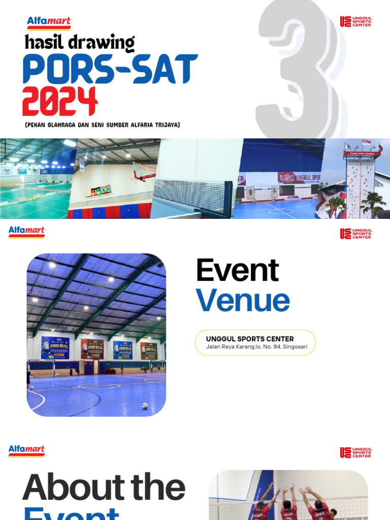 HASIL DRAWING PORS-SAT 2024 (Wilayah 3) | PDF