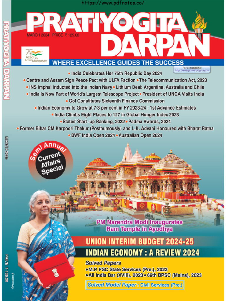 Pratiyogita Darpan - March 2024 | PDF