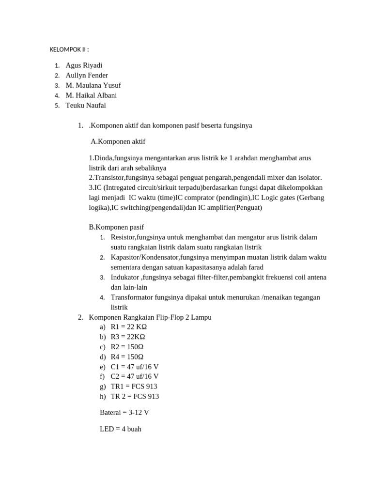 Kelompok Ii Tdo | PDF