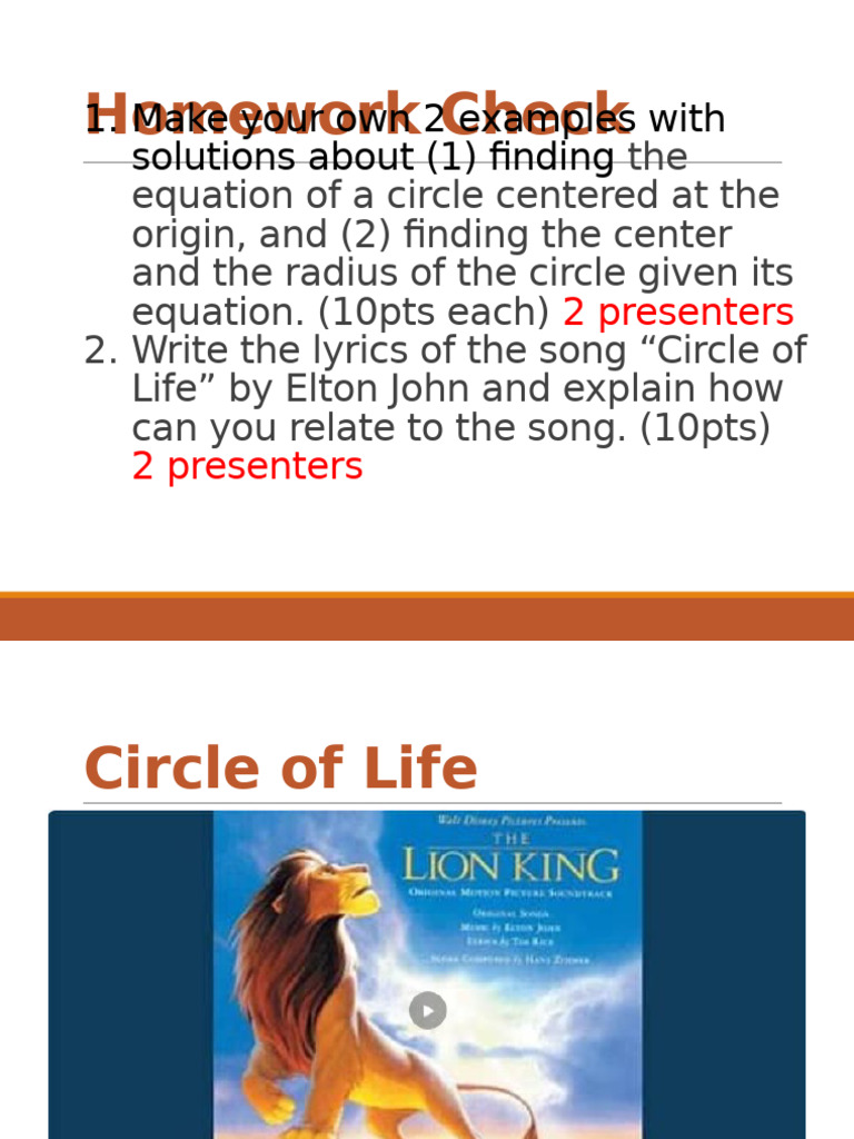 Pre Calculus Lesson 2 Circle Part 2 Pdf