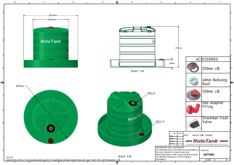 RotoTank 7000L Water Trough | PDF
