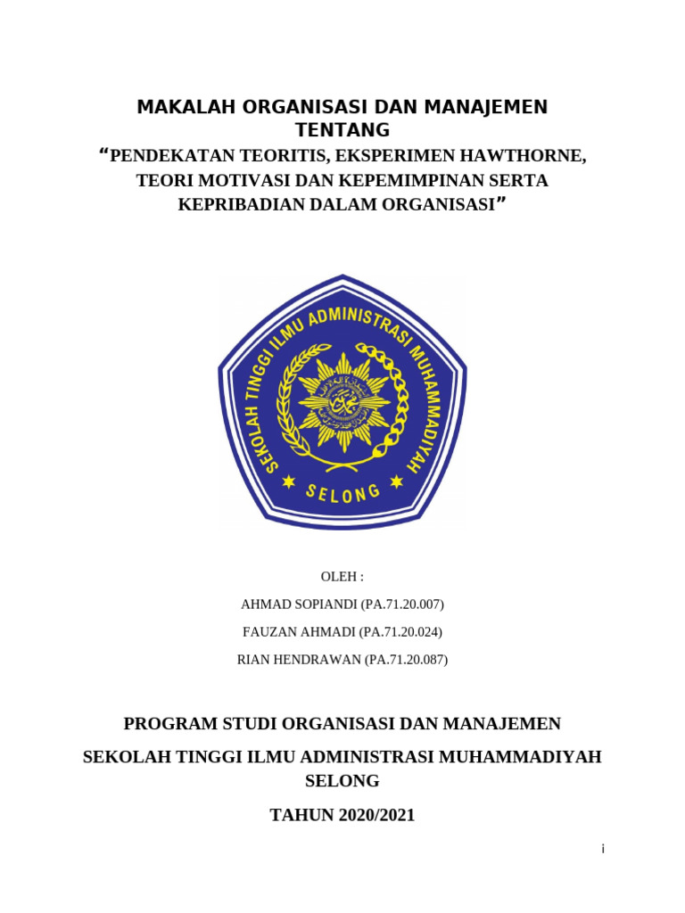 Kelompok 1 PENDEKATAN TEORITIS | PDF