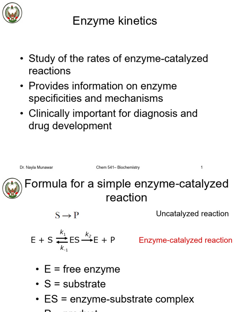 4 - Enzymes Kinetics | PDF