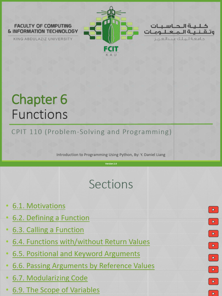 Chapter6 CPIT110 v2 | PDF