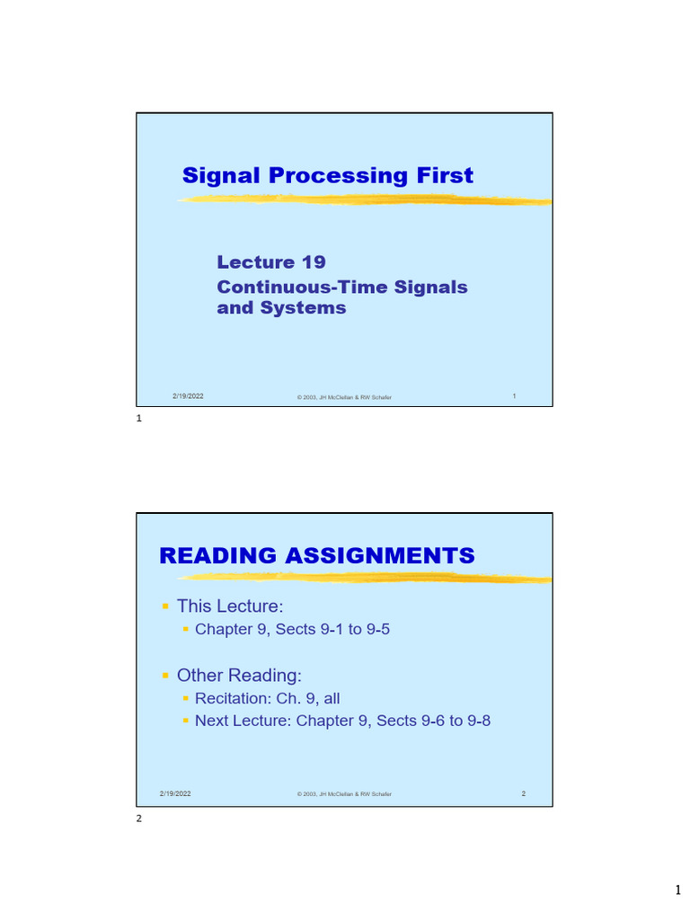 SPFirst-Chapter 9 (L19-L20) | PDF | Computer Engineering | Science & Mathematics