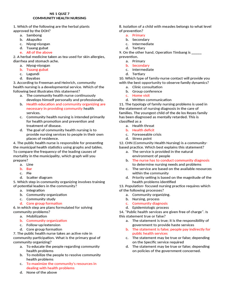 NS 1 QUIZ 7 CHN For Printing | PDF
