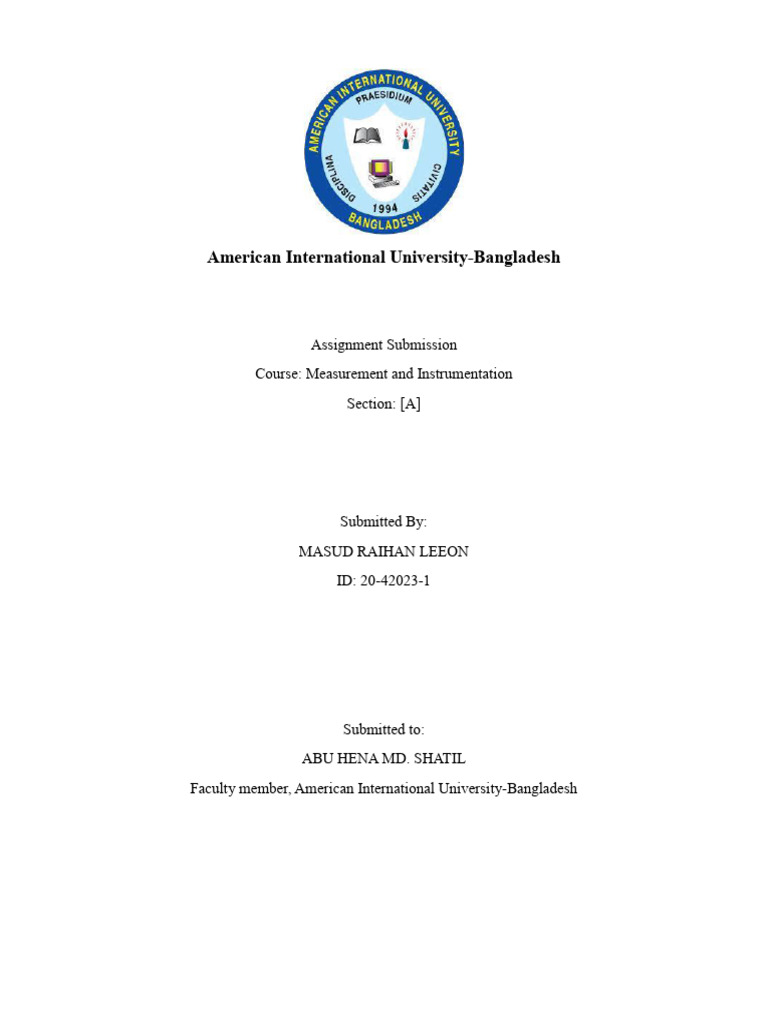 MID Assignment Solution | PDF