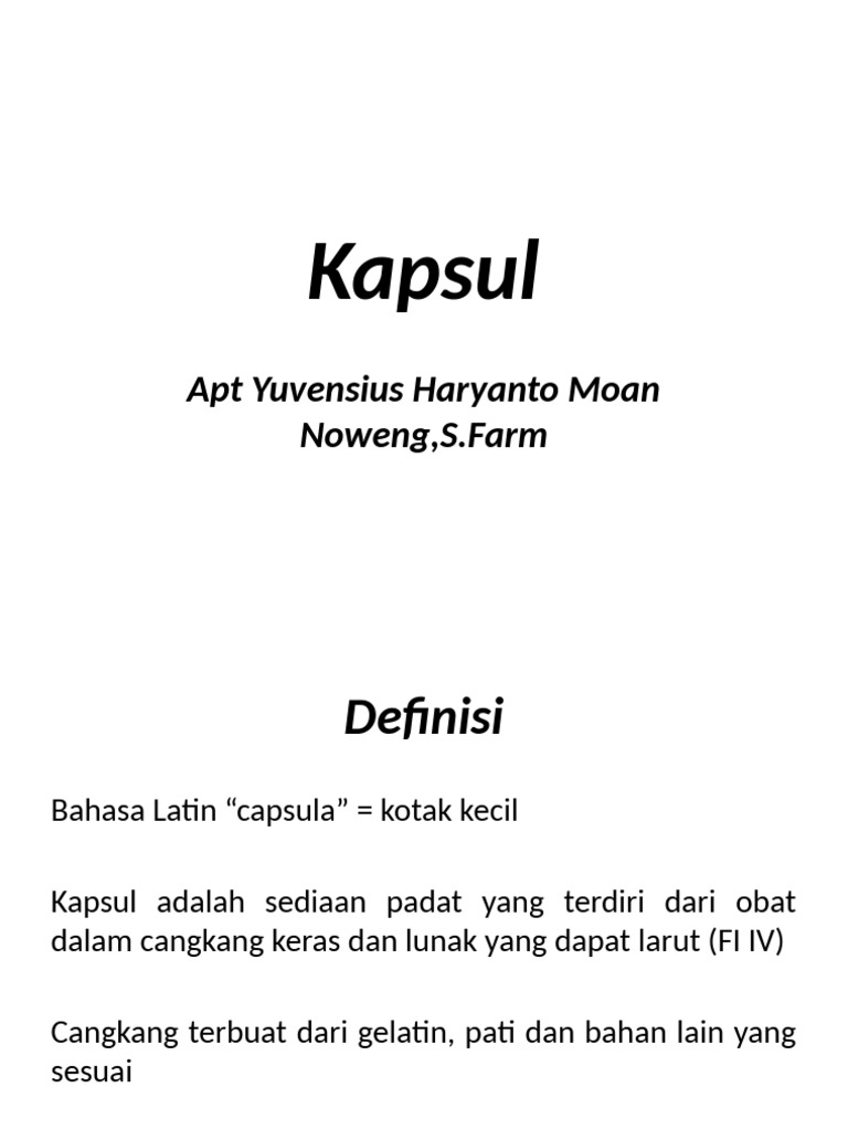 Kapsul (Autosaved) | PDF