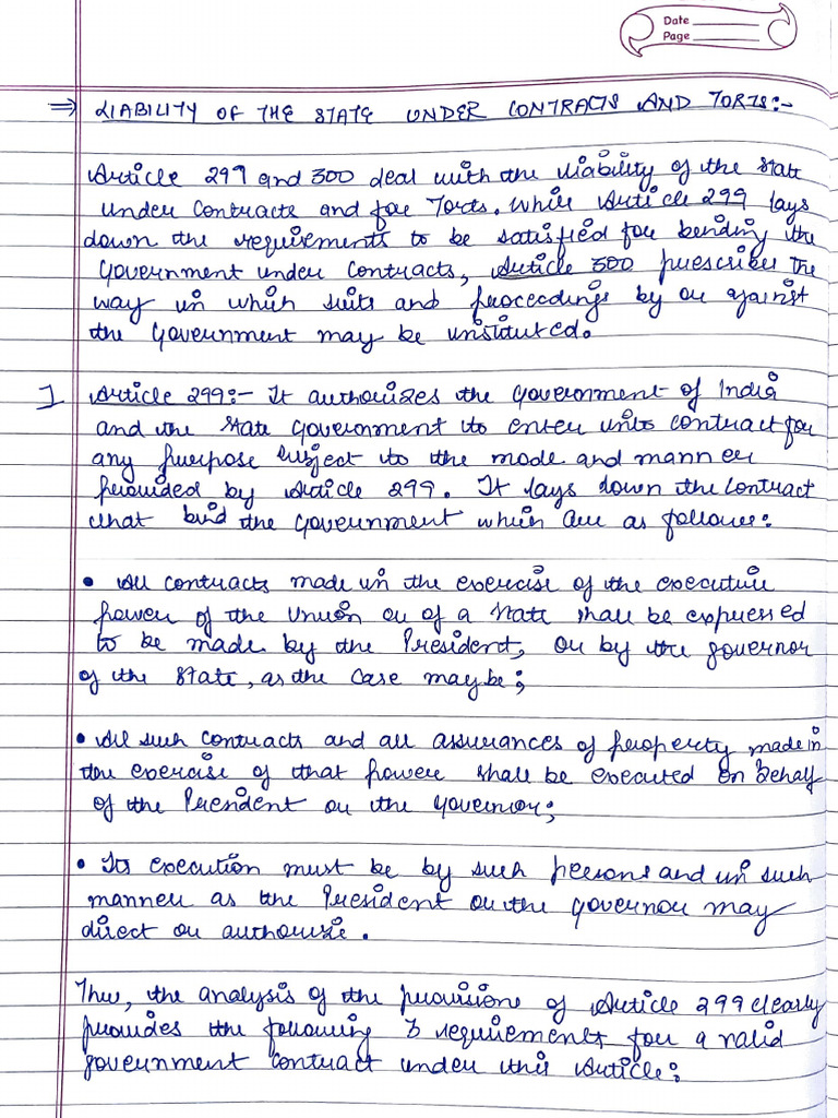 Article 299 And 300 Pdf