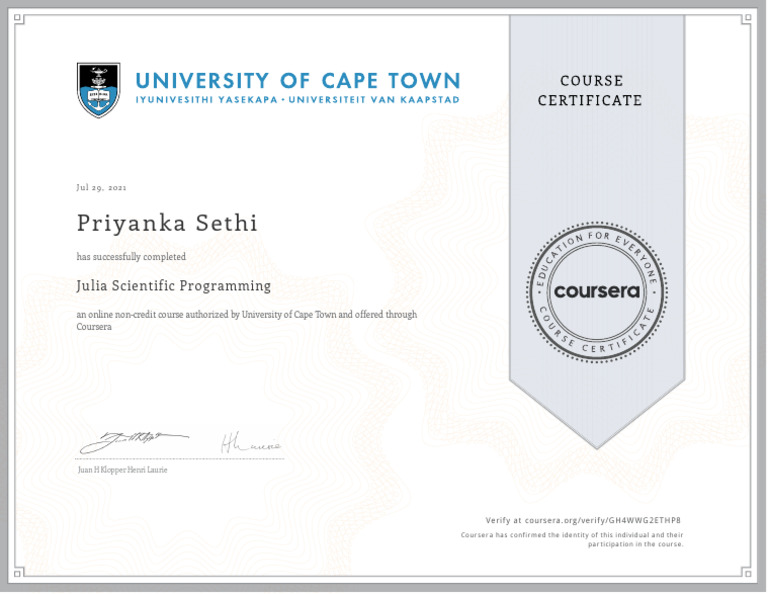 Julia Scientific Programming Coursera 1627706588 | PDF