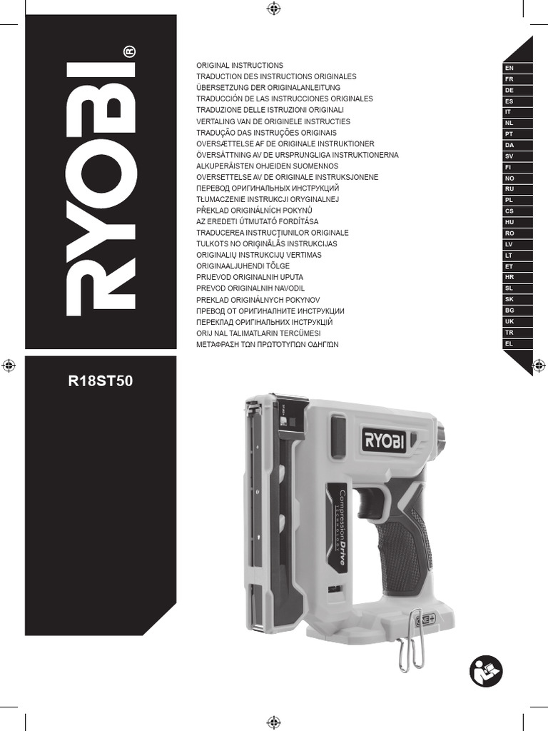RYOBI - Agrafeuse -R18ST50 | PDF