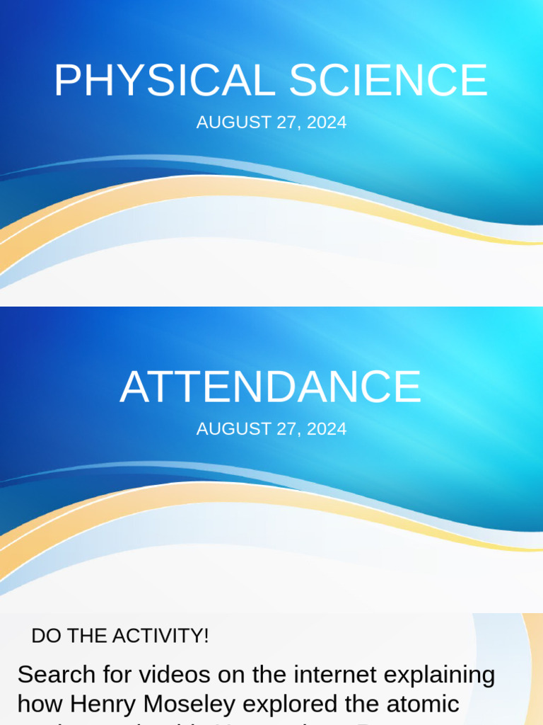 Physical Science, Personal Development | PDF