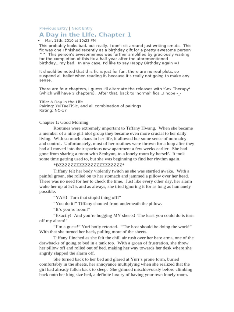A Day in The Life - Good Morning | PDF