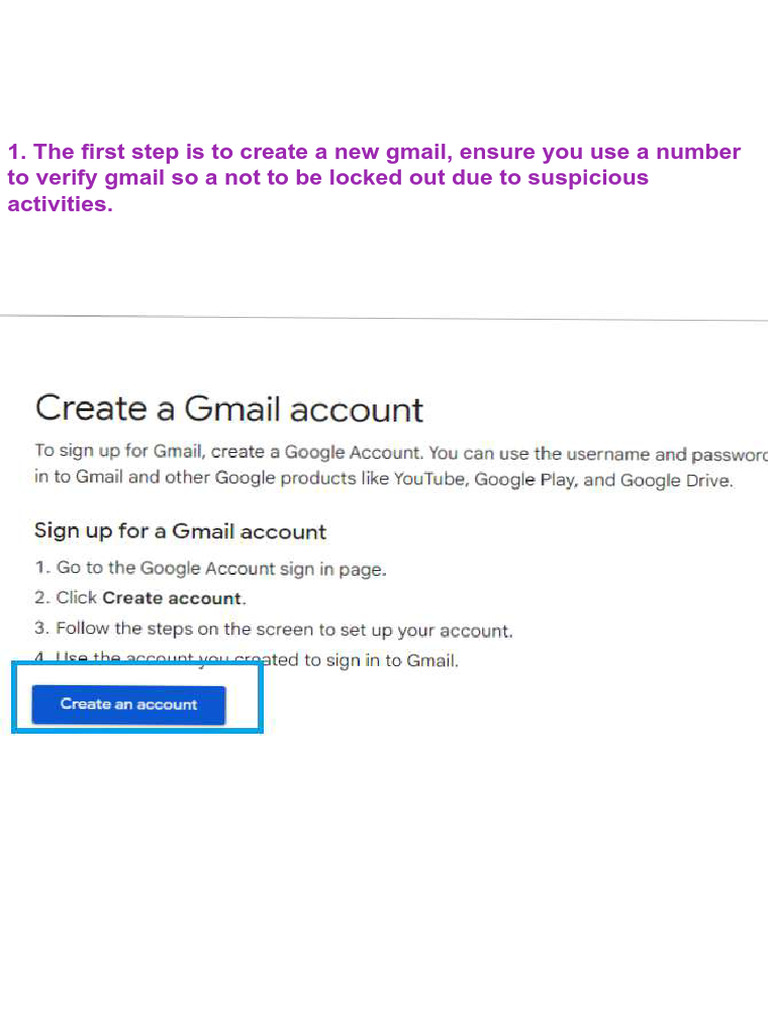 How to Verify Gmail and eBay Accounts | PDF | Gmail | E Bay