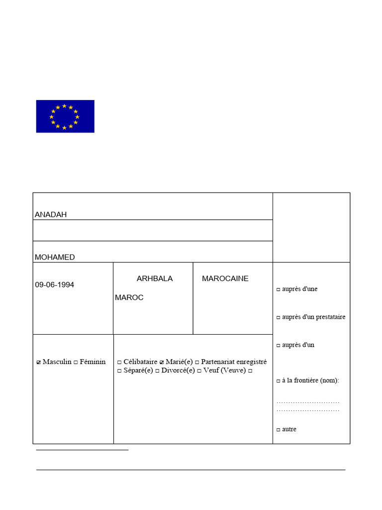 Application Form FR Rev | PDF