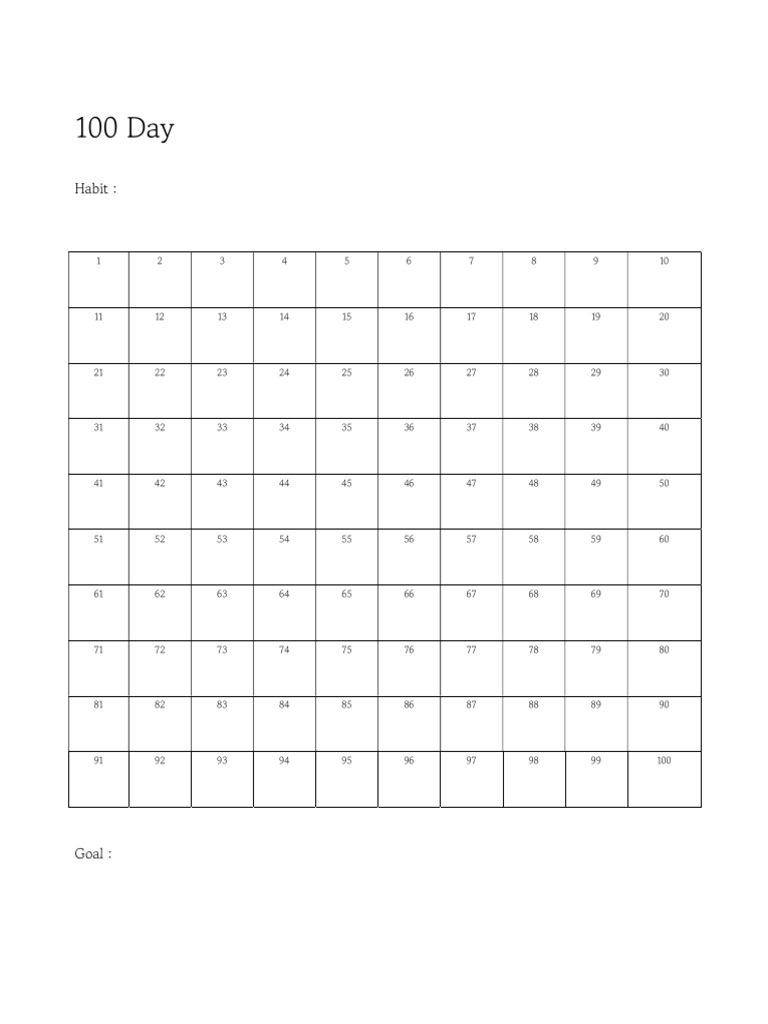100 Day | PDF