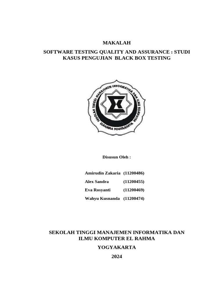 Makalah Software Testing | PDF