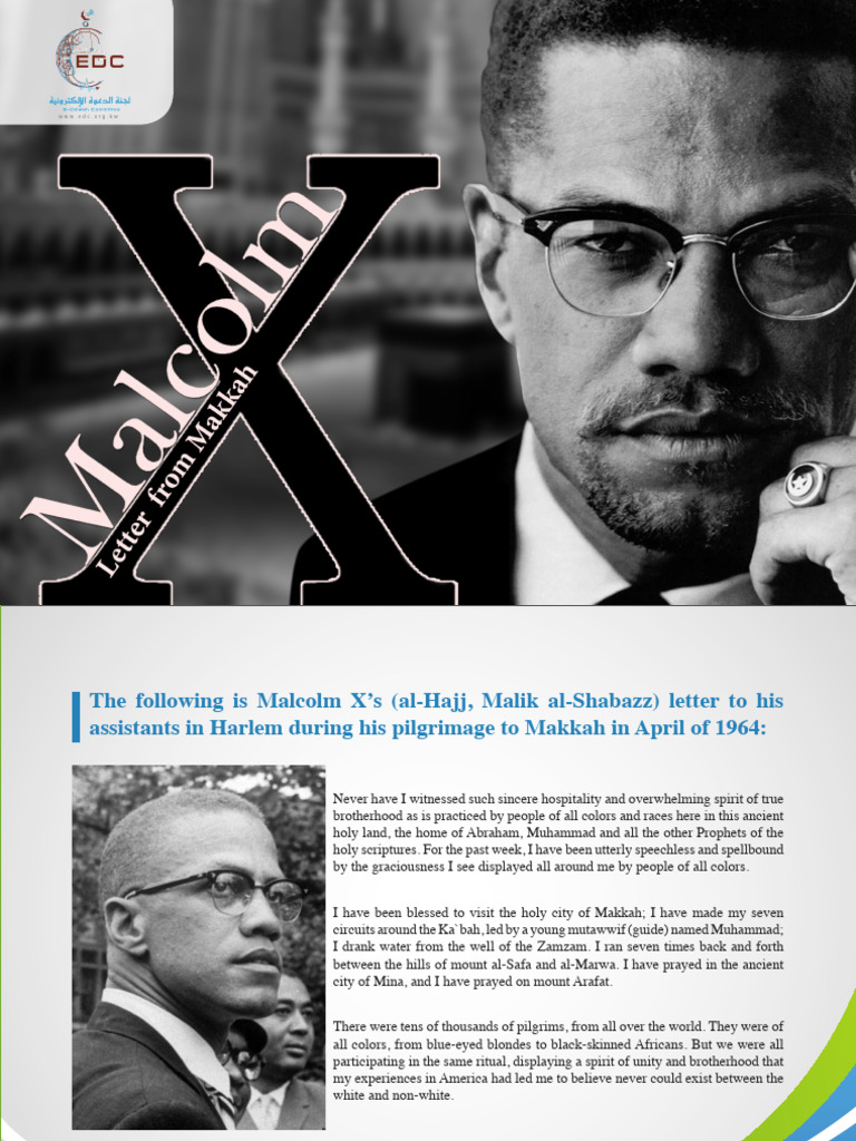 Malcolm X's Letter from Makkah | PDF | Hajj | Religion & Spirituality