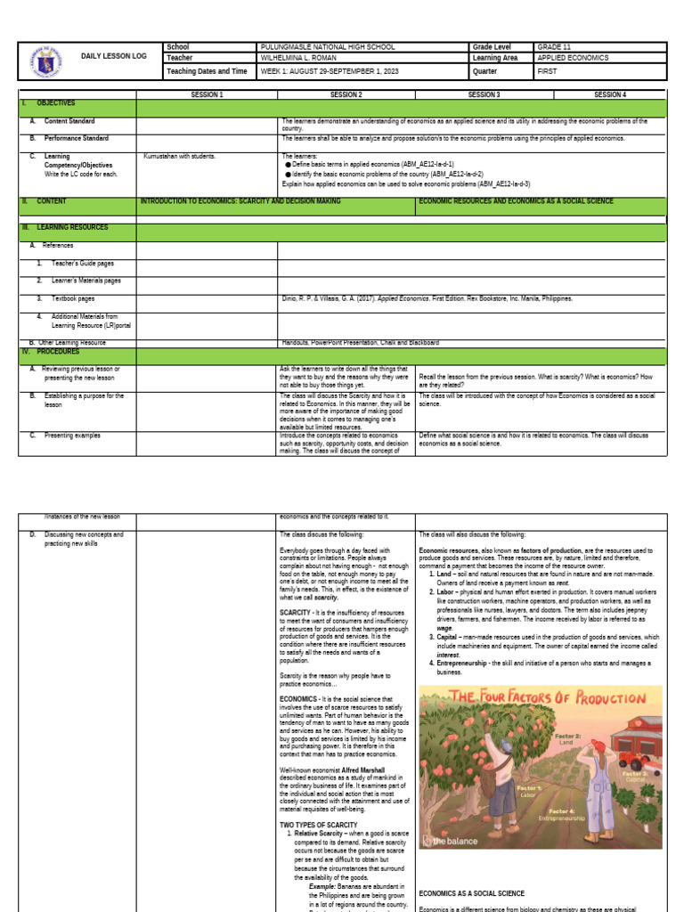 DLL - AECON - WEEK Intro | PDF