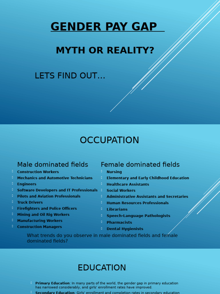 Gender Pay Gap | PDF