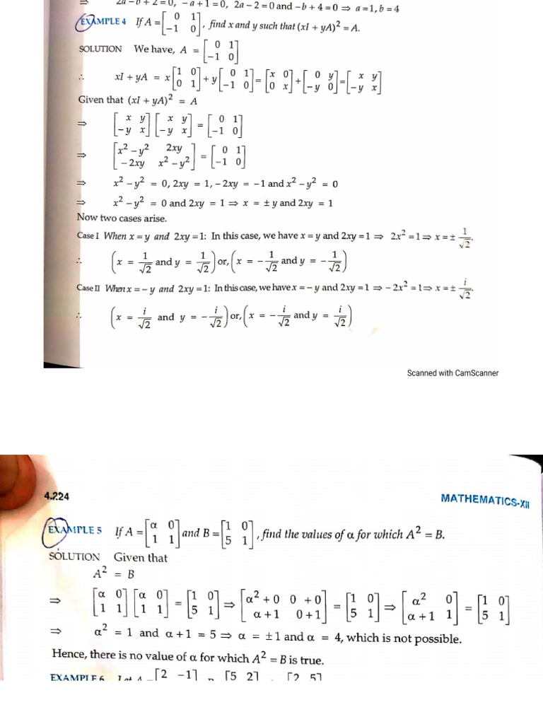 Matrices | PDF
