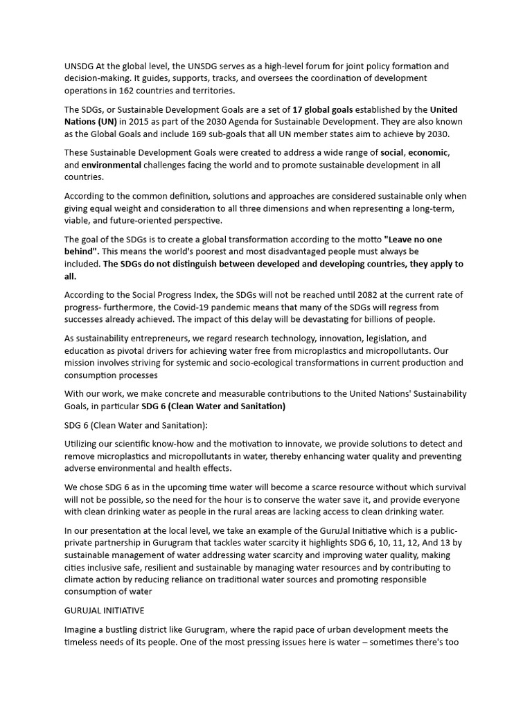 Unsdg 1 | PDF