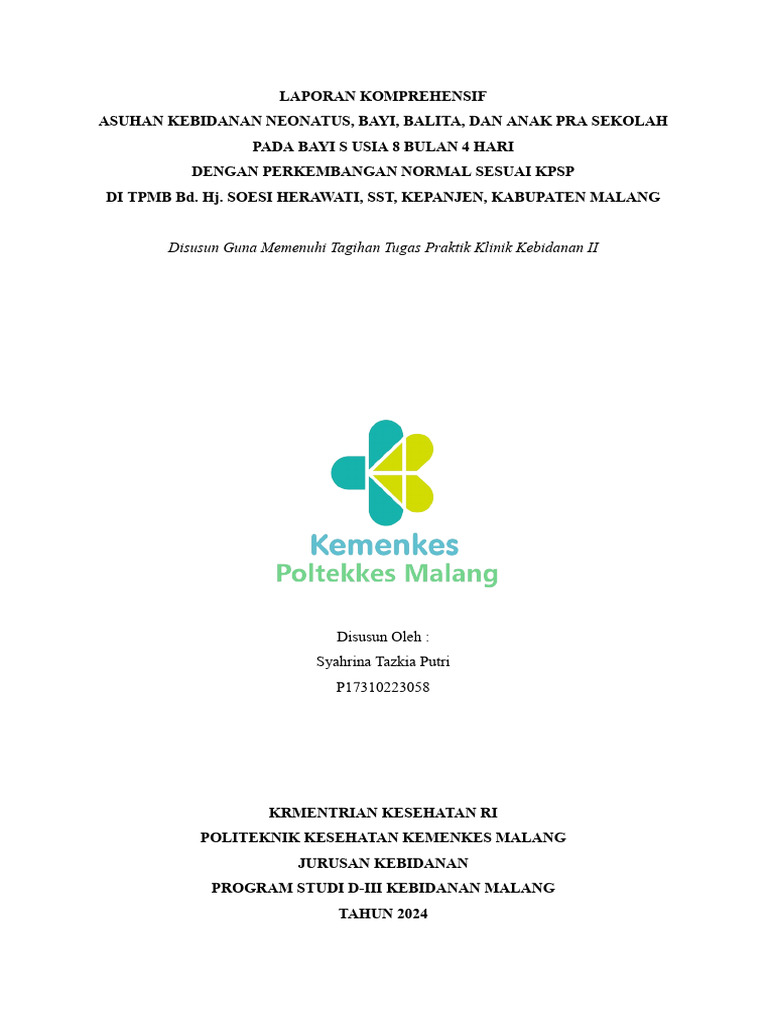 Kompre Sdidtk PKK Ii Print | PDF