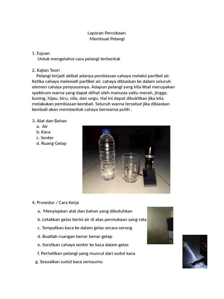 Laporan Percobaan | PDF