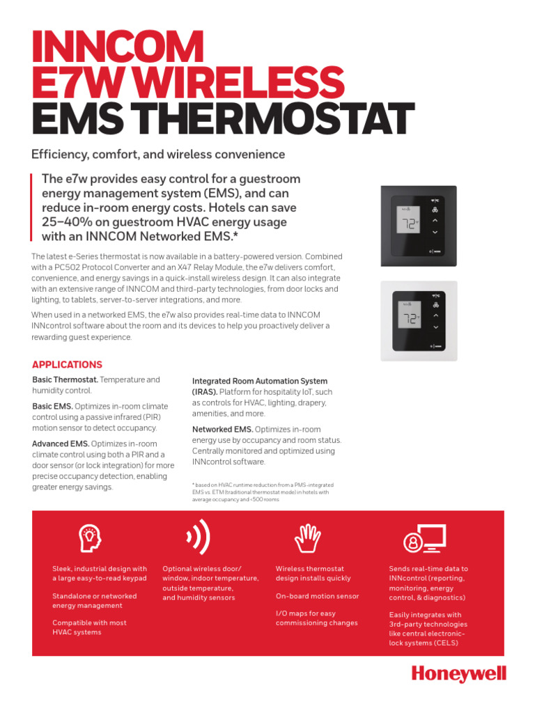 INNCOM E7w DATASHEET | PDF