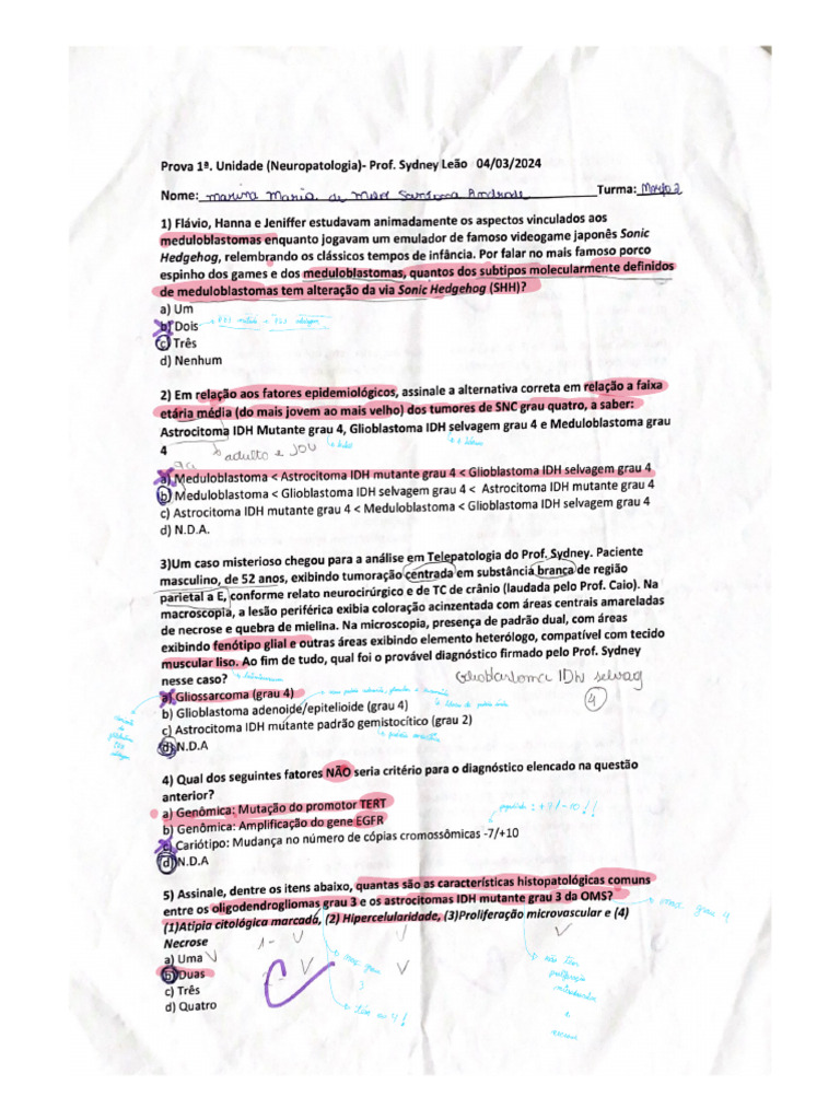 Prova Histo m1 | PDF