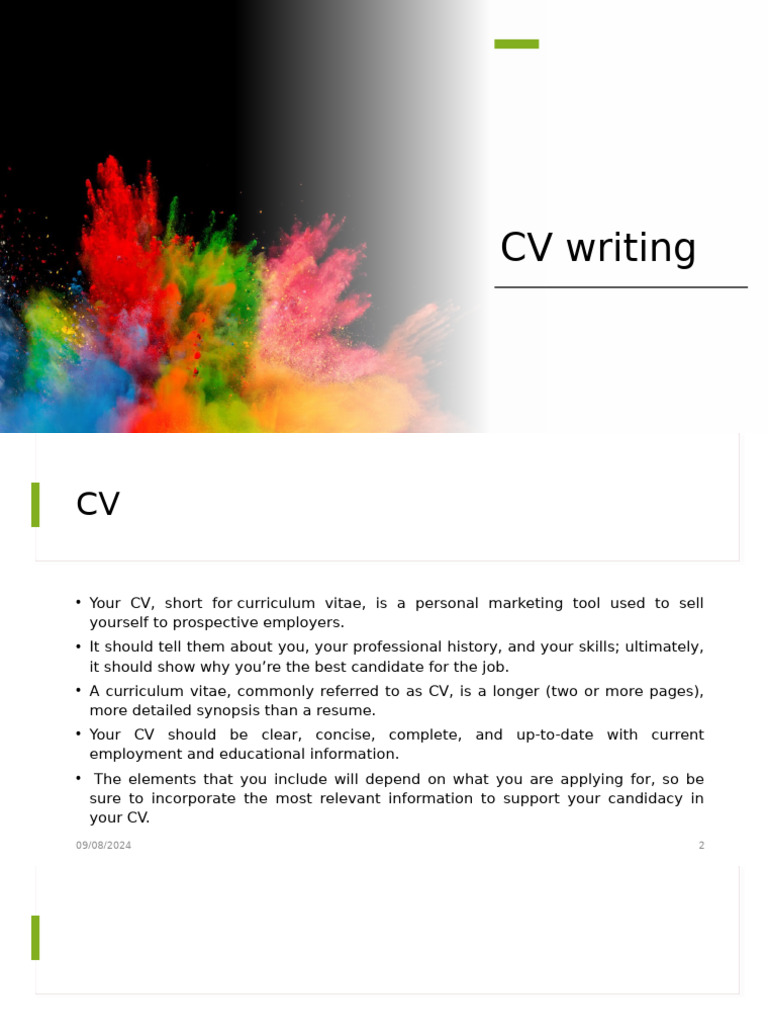 CV Writing | PDF