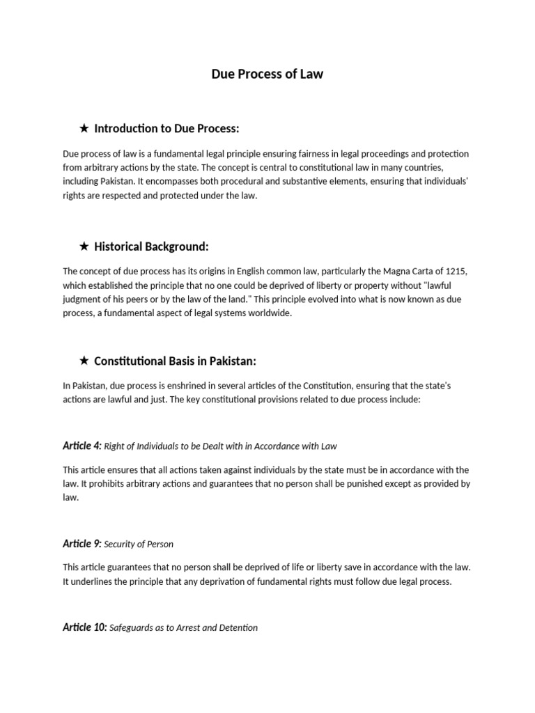 Due Process of Law-WPS Office | PDF | Due Process | Law