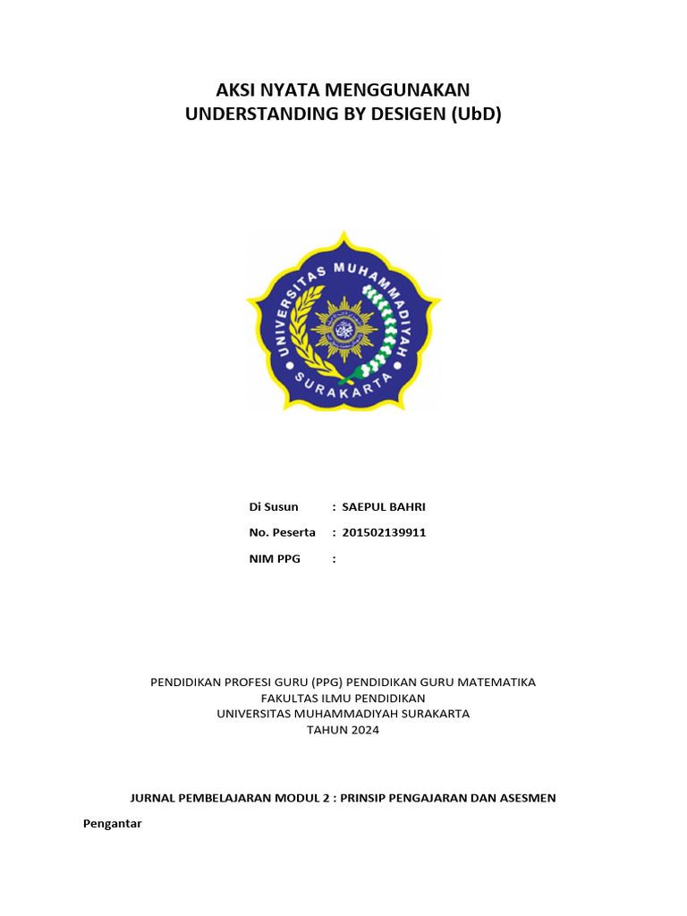 Jurnal Pembelajaran - Modul 1 - Saeful Bahri - Word | PDF