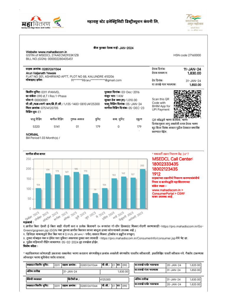 LT E-Bill 2024 | PDF