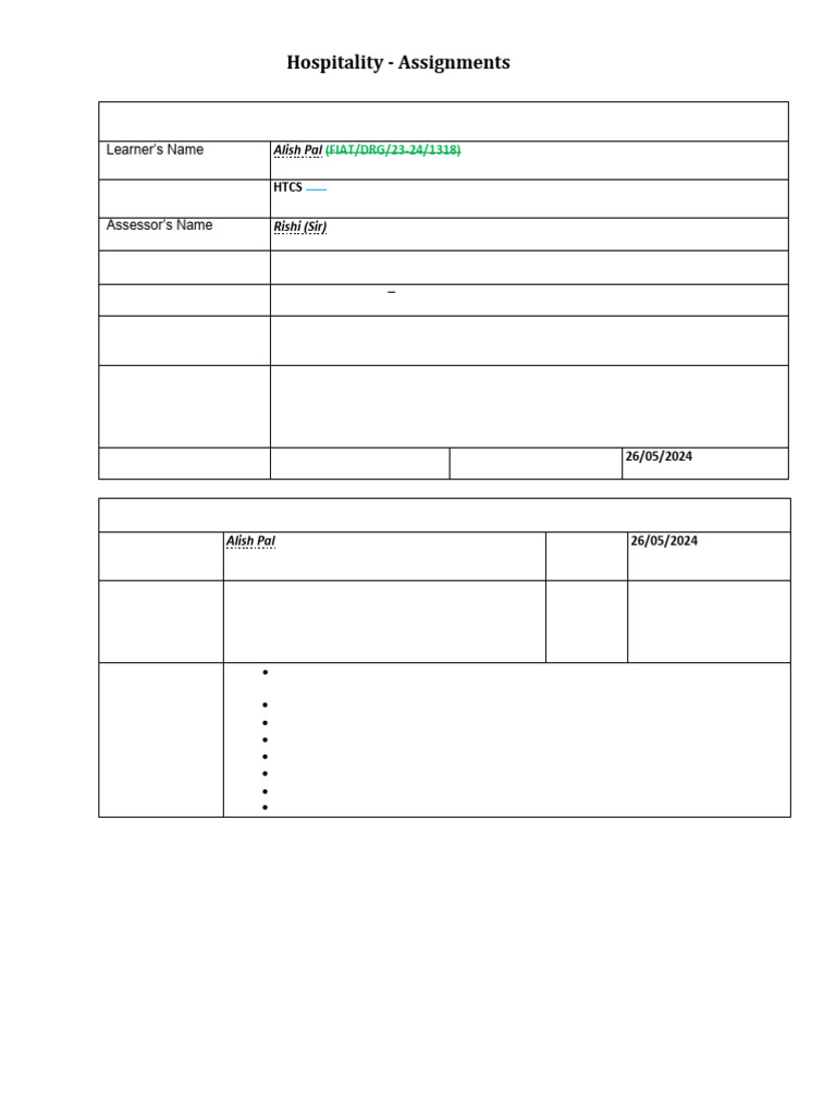 Hos-Pos Tell E-T's 2nd Assign. | PDF | Bar (Establishment) | Technology ...
