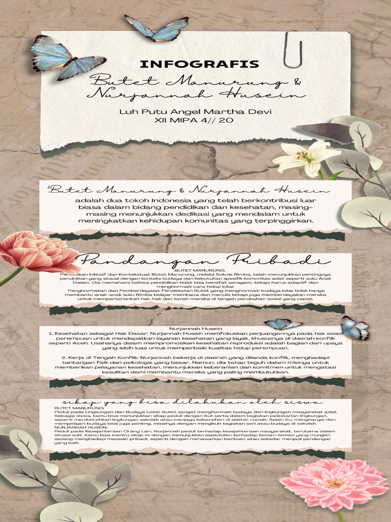 Brown Scrapbook Natural History Infographic PDF | PDF