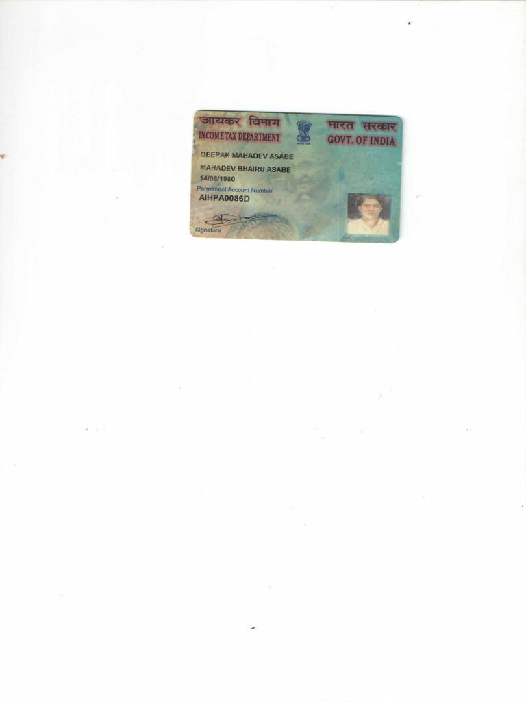 Pan Card-1 | PDF
