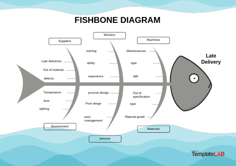 Fishbone Diagram: Late Delivery | PDF