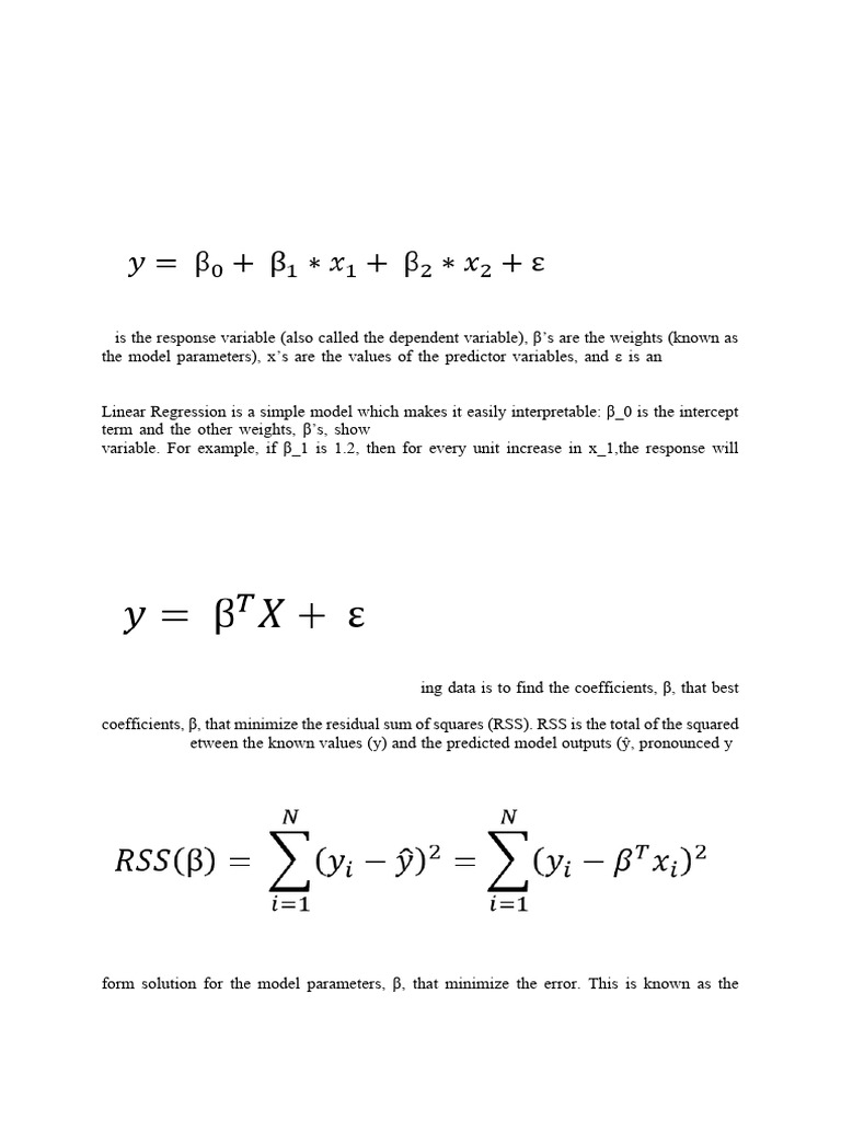 Frequentist Linear Regression | PDF