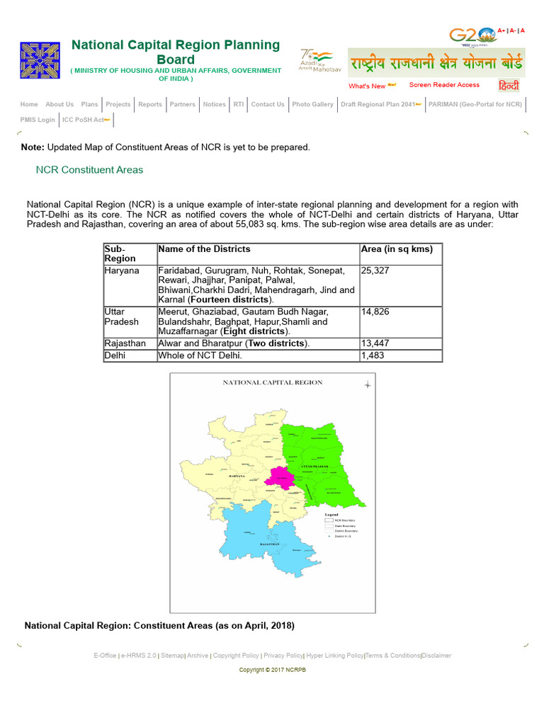 National Capital Region Planning Board | PDF