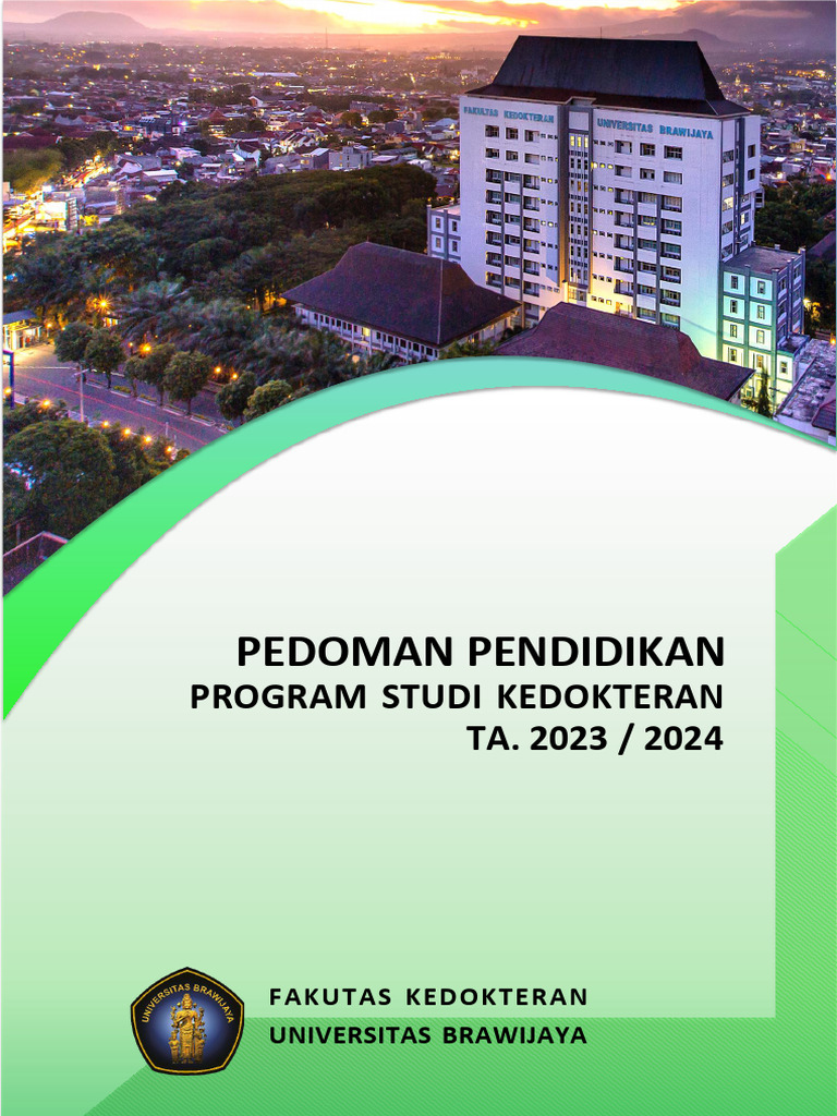 Buku Pedoman Pendidikan PS Ked TA. 2023 Rev | PDF