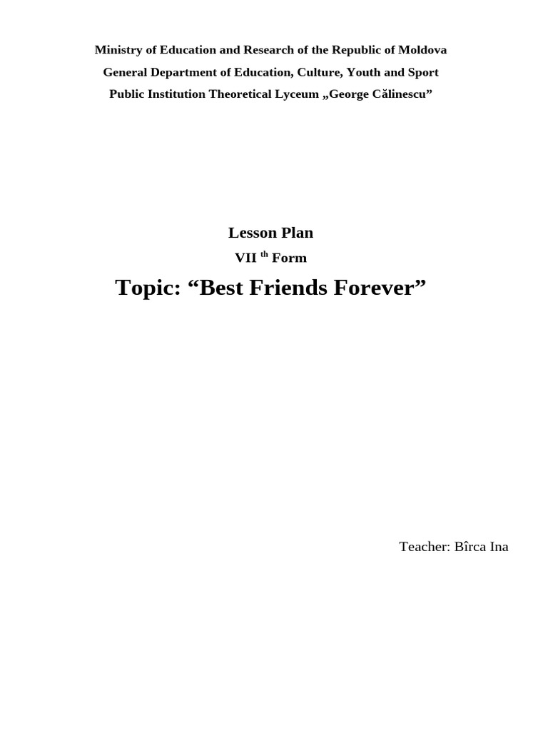 Best Friends Forever | PDF