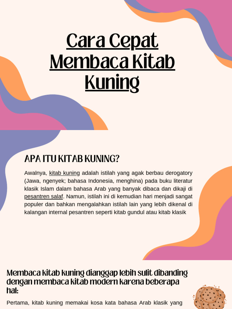 Cara Cepat Membaca Kitab Kuning Metode 33 | PDF