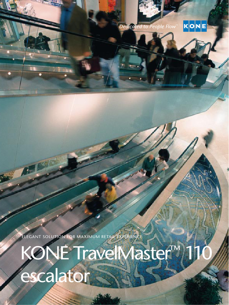 Kone Travelmaster 110 Escalator: Elegant Solution For Maximum Retail ...
