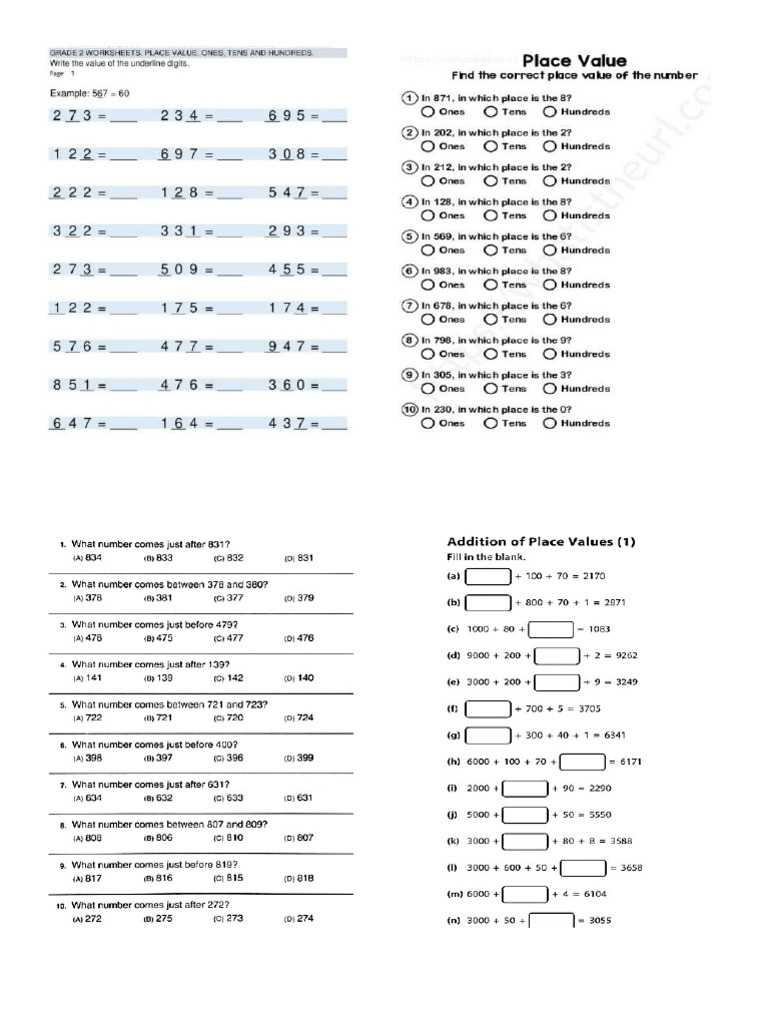 Ordering Numbers G2 | PDF