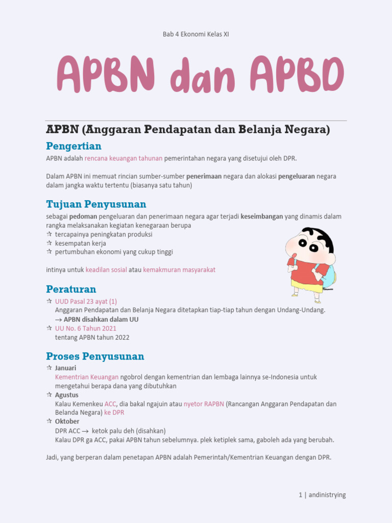 Bab 4 APBN Dan APBD | PDF