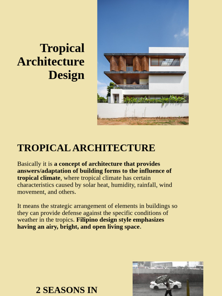 Tropical Architecture | PDF