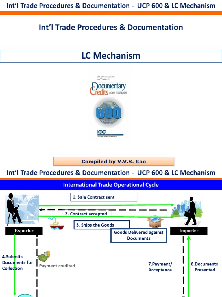 Itd 04 Ucp 600 LC Mechanism | PDF | Letter Of Credit | Private Law
