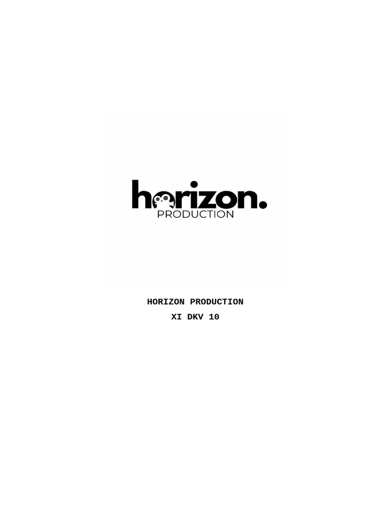 HORIZON PRODUCTION | PDF