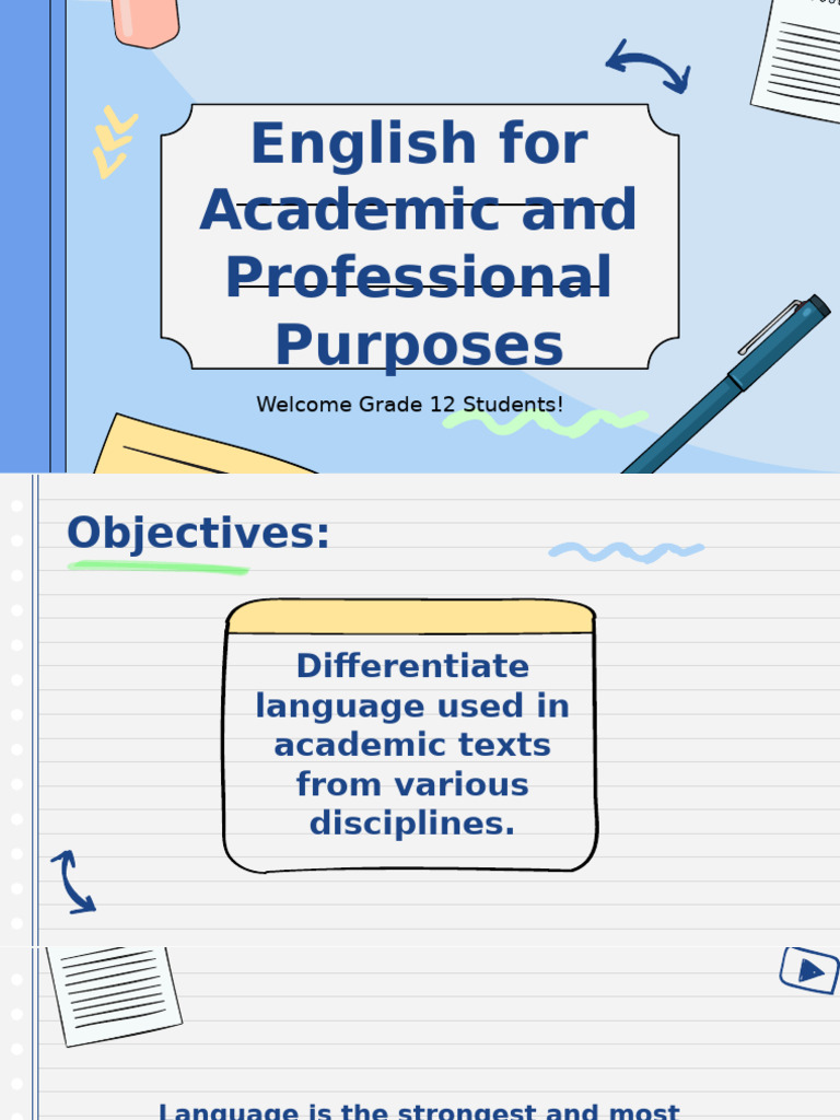 1 - Lesson 1 English For Acads | PDF | Argument | Subject (Grammar)